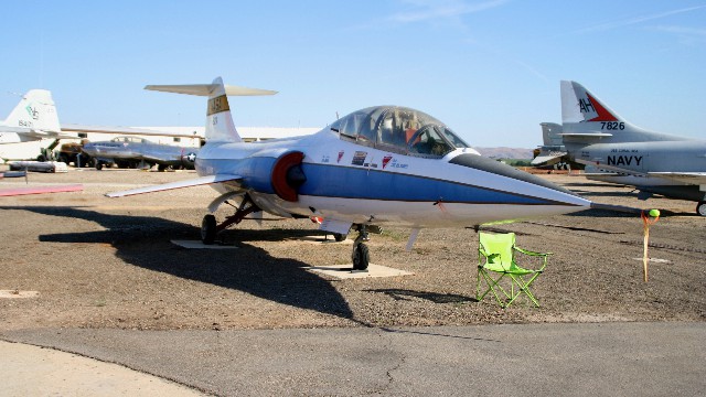 Lockheed TF-104G Starfighter Aircraft | Estrella Warbird Museum